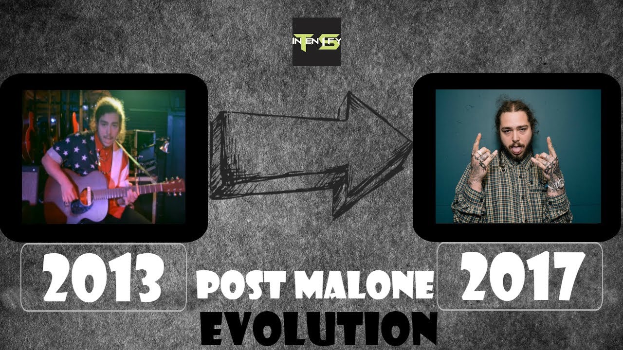 Evolution of Post Malone (2013-2017) - YouTube