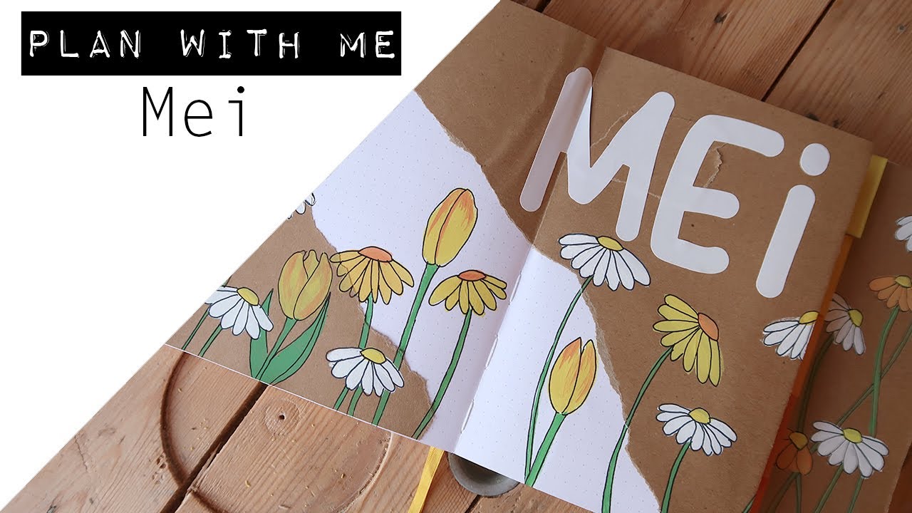 PLAN WITH ME || Mei Bullet Journal Setup Nederlands - YouTube