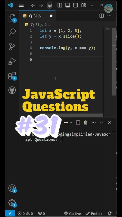 #31 : JavaScript Questions Series #coding #webdevelopment #codingsimplifiedspace # ...