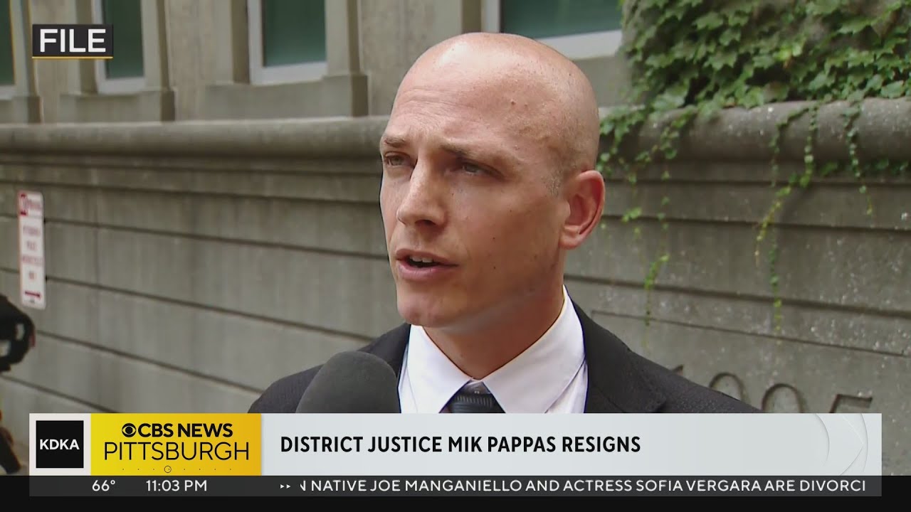 District justice abruptly resigns - YouTube