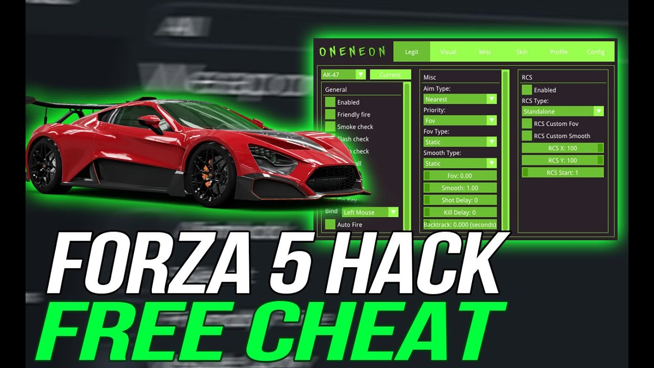 Forza Horizon 5 Hack PC 💥 Free Money, Unlimited Cars & Mod Menu ...