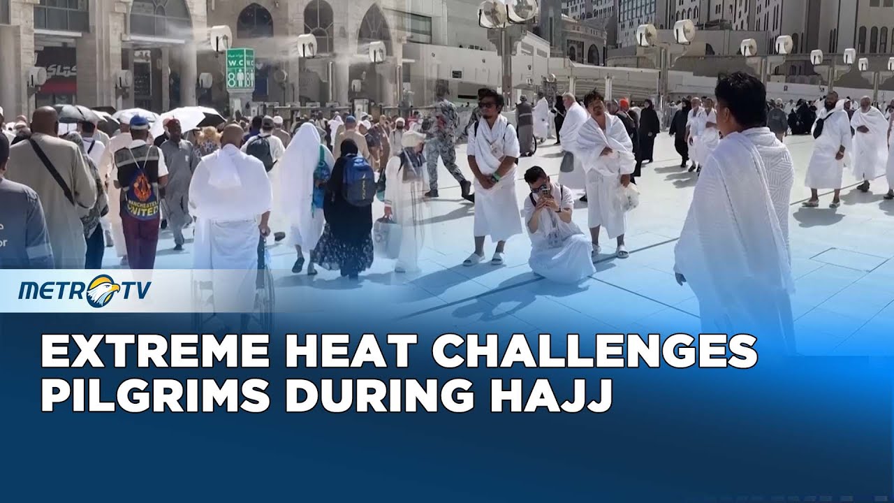 Millions of Muslims Begin Hajj 2025 Amid Intense Heat in Mecca - YouTube