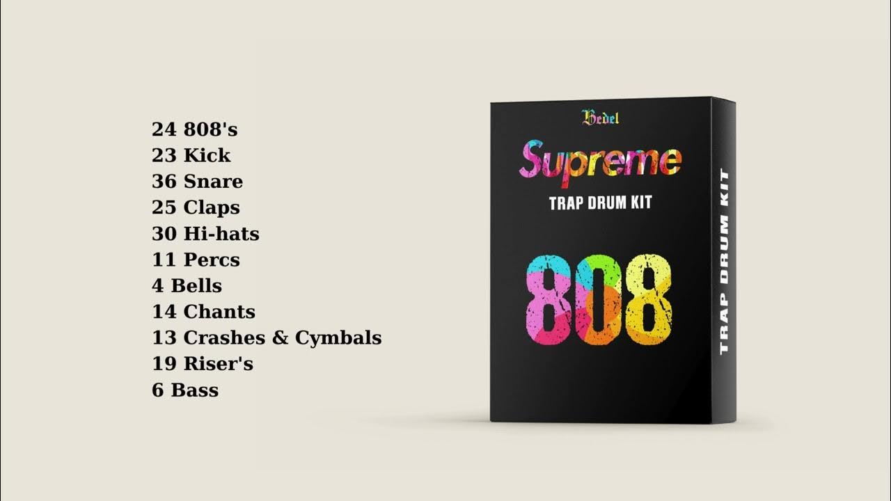 [FREE] TRAP DRUM KIT "SUPREME" 2024 | Free Download - YouTube