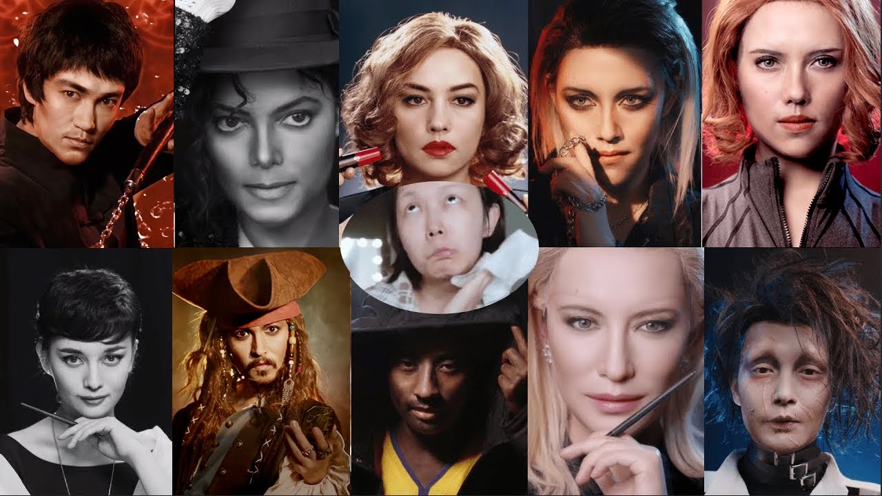 She Transformed Herself into 10 Super Stars! Superhuman in Real Life ...