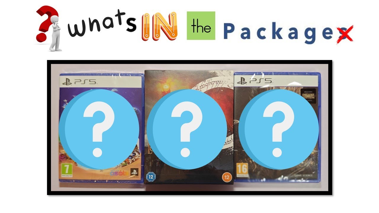 What's in the Package? PlayStation 5 Games (PS5) a Monkey and a Lord ...
