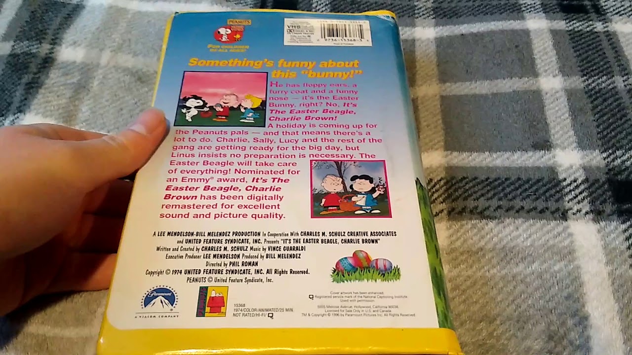 It's the Easter Beagle Charlie Brown (1974): VHS Review - YouTube
