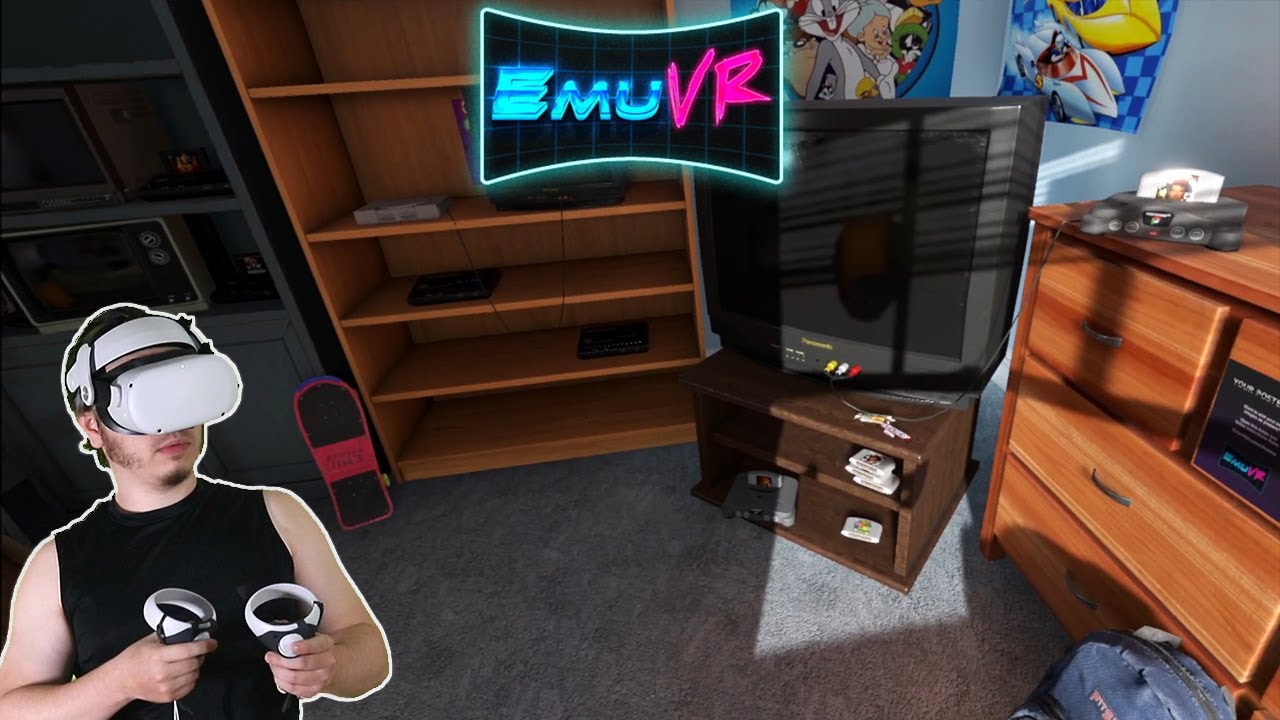 EMUVR - SEU QUARTO COM VARIOS CONSOLES / EMULADORES PARA VOCÊ JOGAR E ...