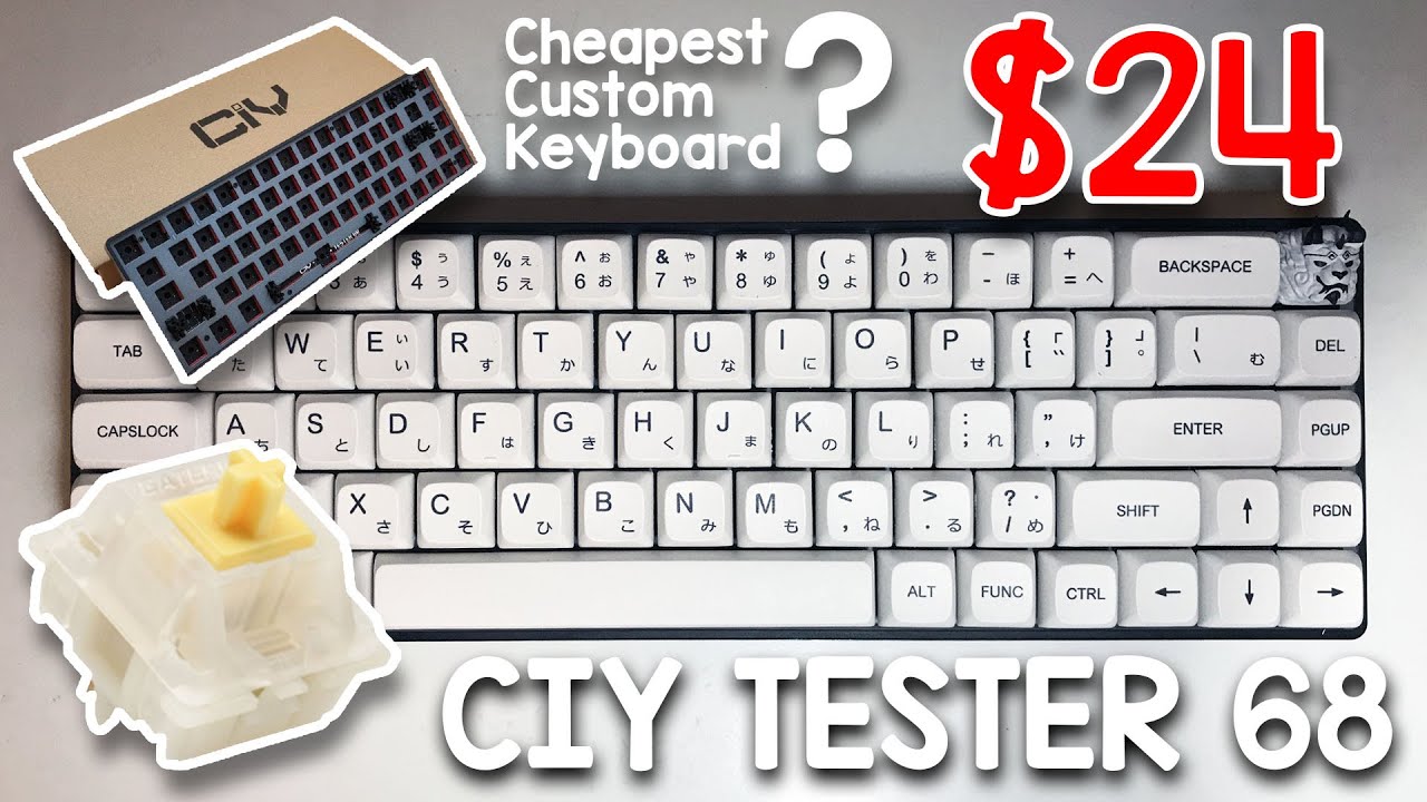 CIY TESTER 68 || Gateron Pro Yellow - YouTube