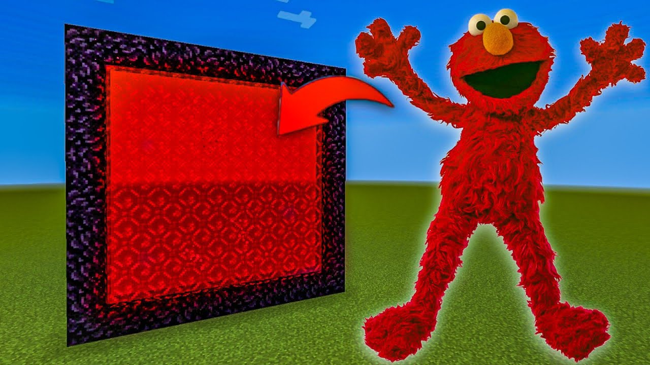 How to Make A Portal To The Elmo Dimension in Minecraft! - YouTube