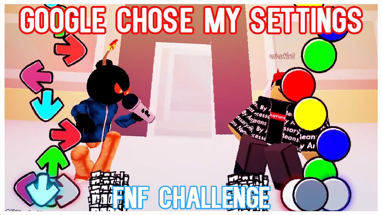 Google chose my settings in Roblox Friday Night Funkin - YouTube