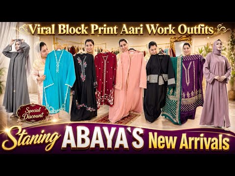 🔥Viral & Latest Aari Work, Embroidery Dresses😍| Amazing Abayas Collection | Block Prints Dresses.