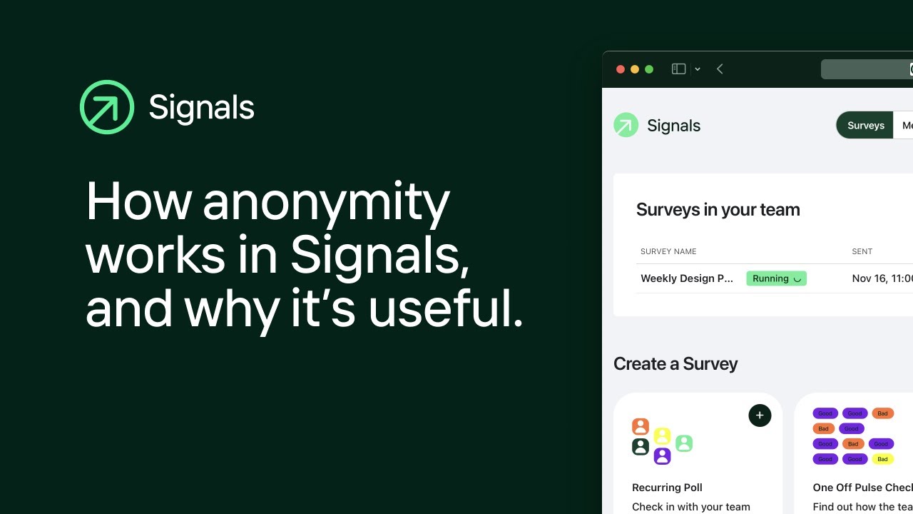 How and Why Anonymity Works In Signals - YouTube