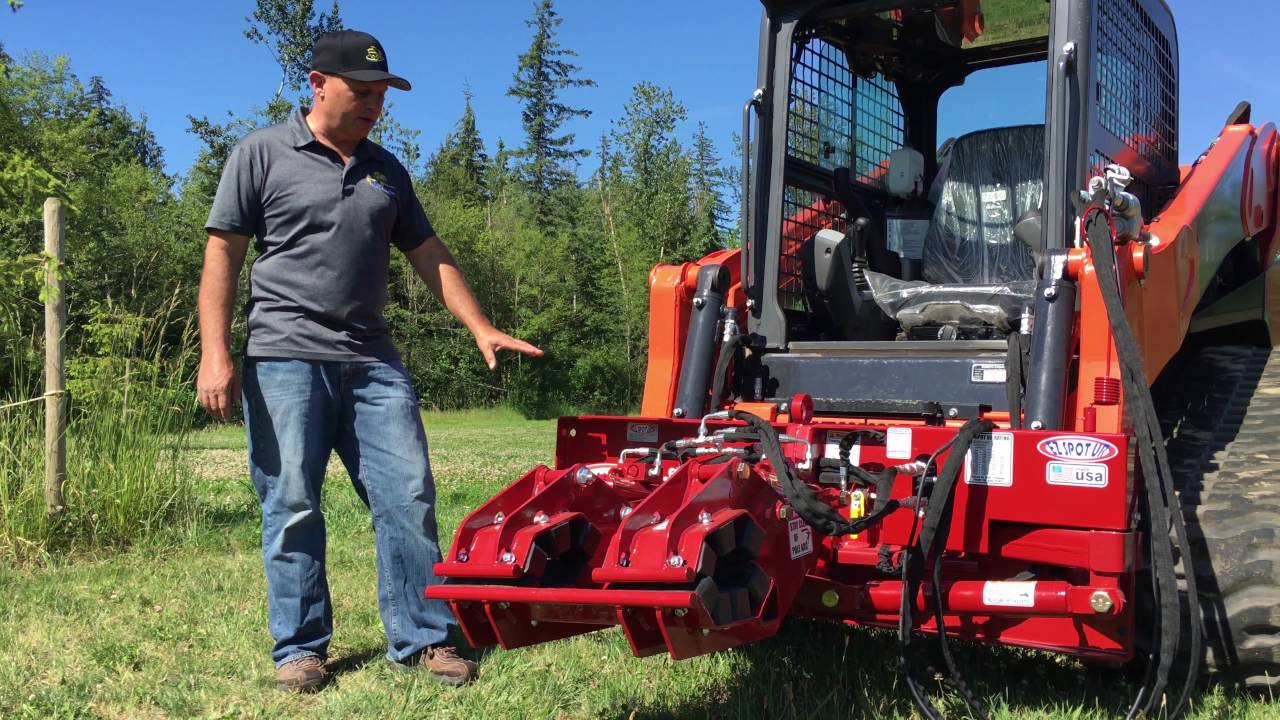 EZ SPOT UR Attachment Systems for Skid Steers and CTL's - YouTube