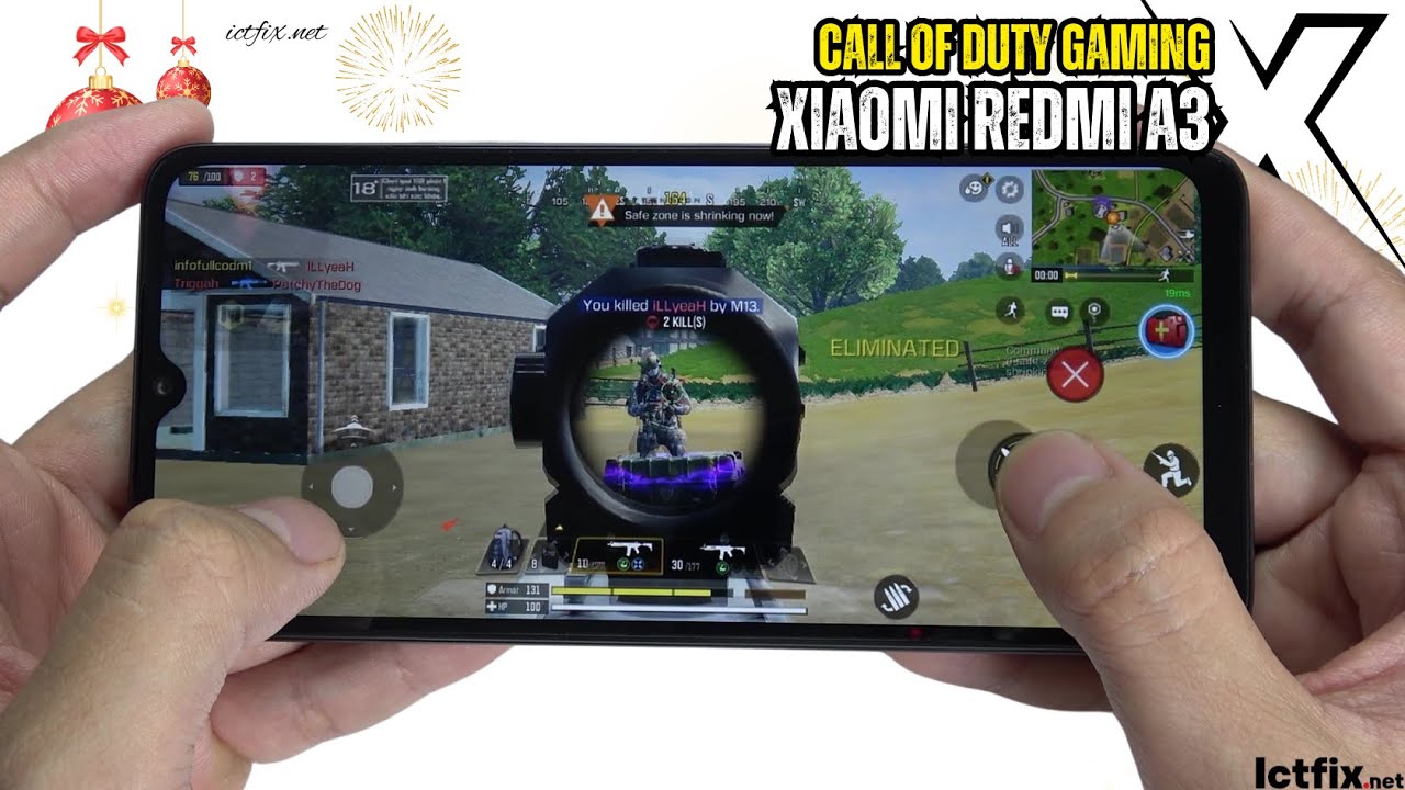 Xiaomi Redmi A3 Call of Duty Mobile Gaming test CODM | Helio G36 - YouTube