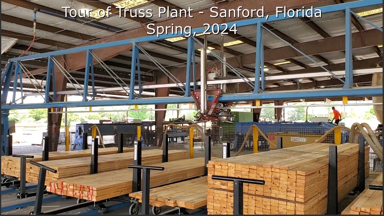 Tour of Truss Plant , Part 1 - YouTube