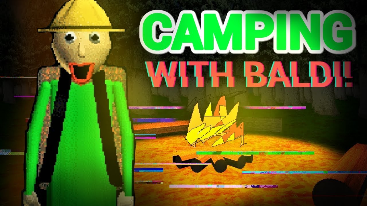 Camping with Baldi! (Baldis Basics Field Trip Demo & ENDING) - YouTube