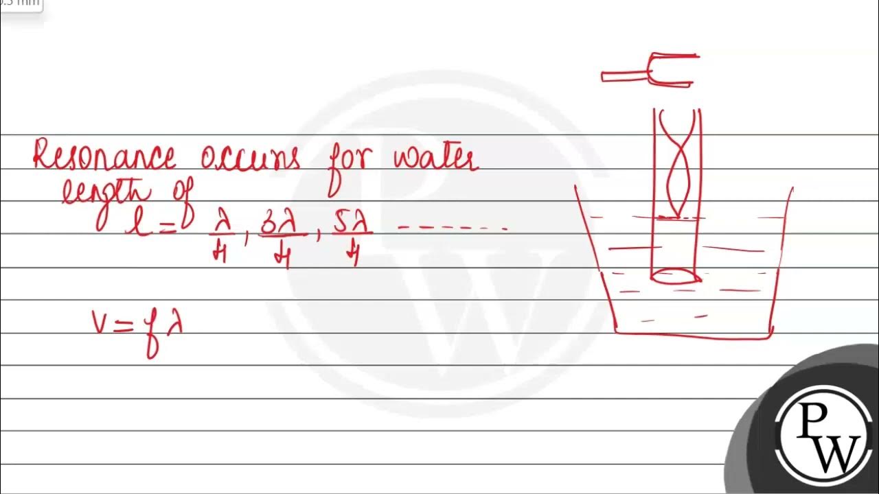 In the experiment to determine the speed of sound using a resonance column, (a) prongs of the tu ...