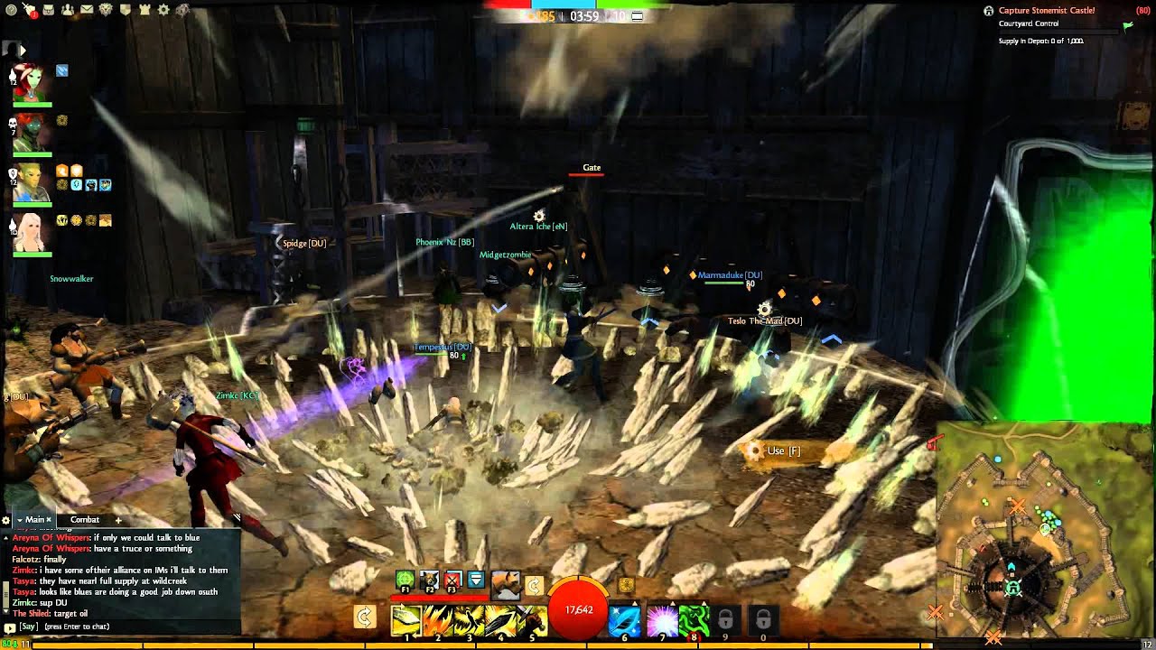 GW2 DUguild Captureing Stonemist Castle[Stormbluff Isle] - YouTube