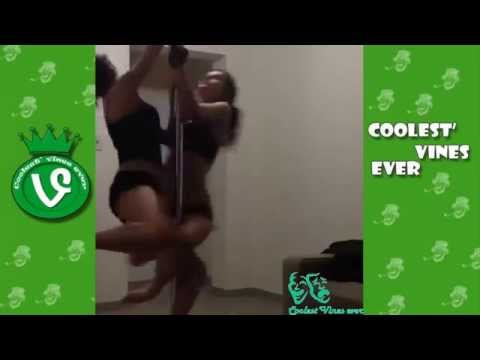 Double Stripper Pole Fail Vine - YouTube