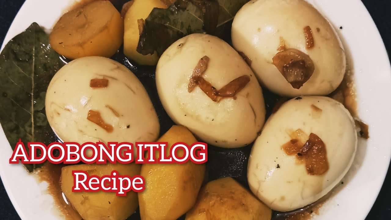 ADOBONG ITLOG RECIPE | CHICKEN EGG ADOBO#food - YouTube