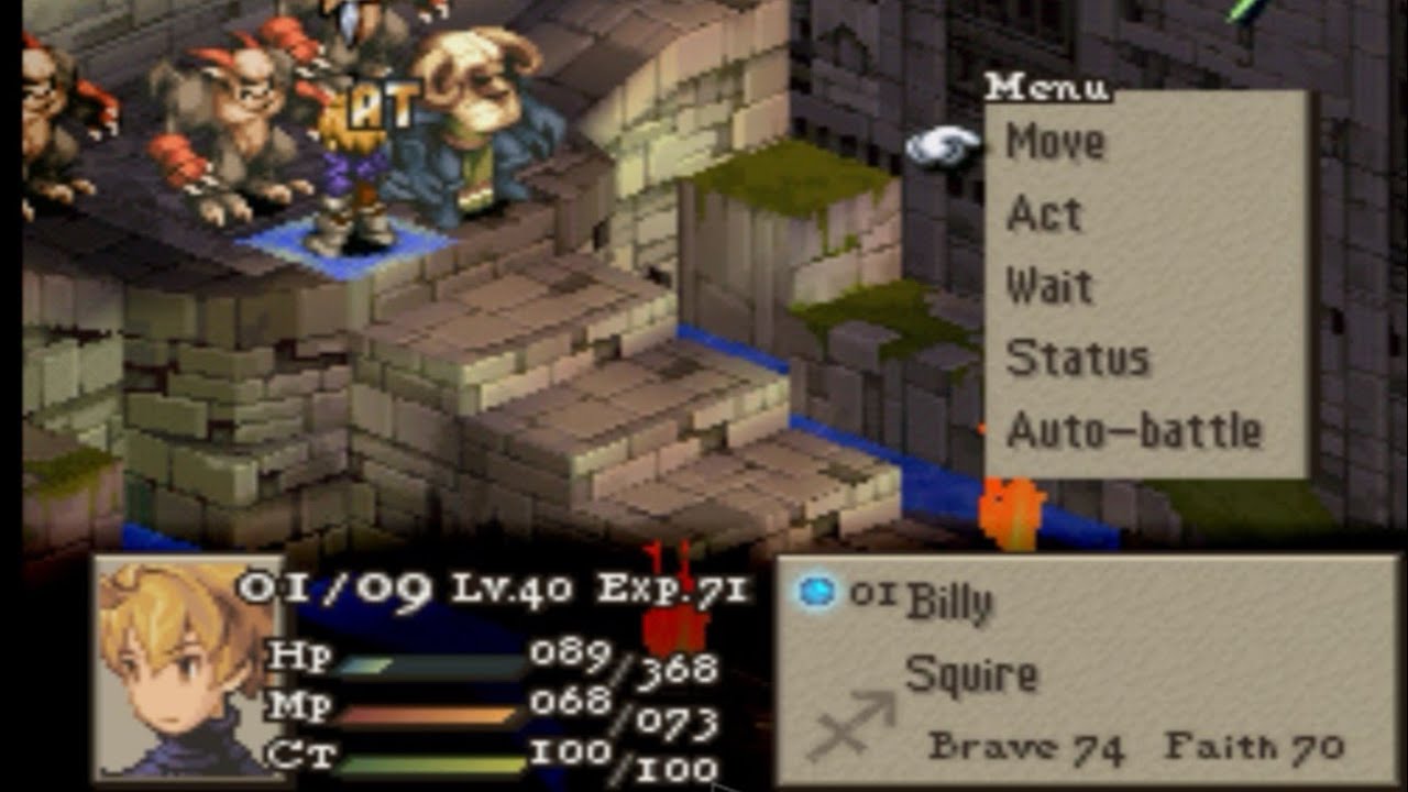 Battle in Riovanes Castle against Velius/Wiegraf Final Fantasy Tactics ...