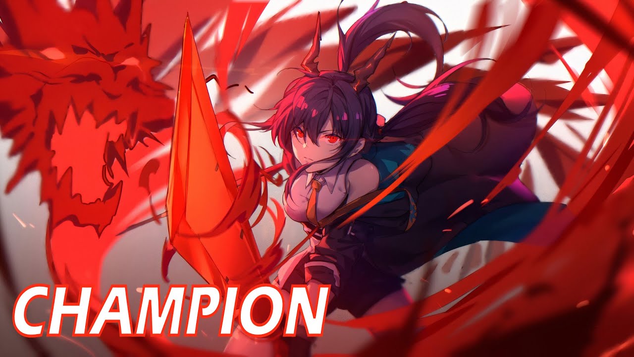 Nightcore - CHAMPION (NEONI & burnboy)〖Lyrics〗 - YouTube