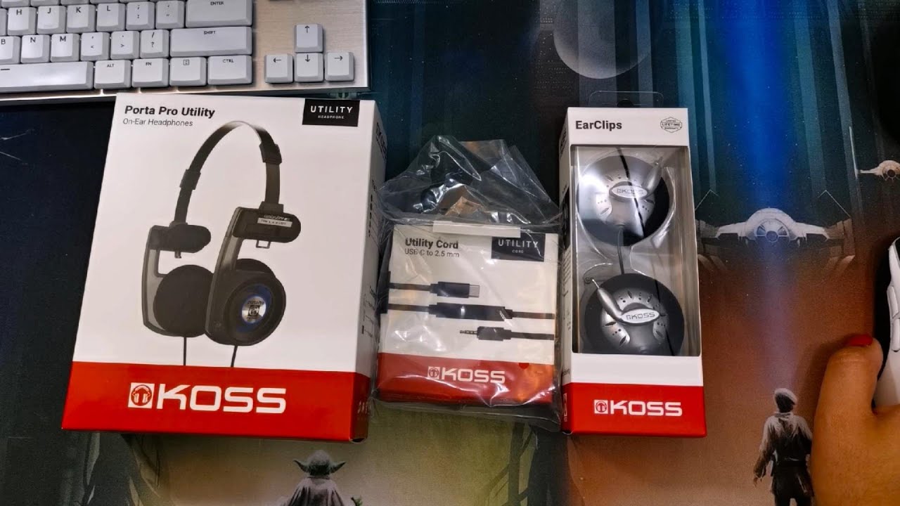 Koss porta Pro utility y Ksc75 unboxing y primeras impresiones - YouTube