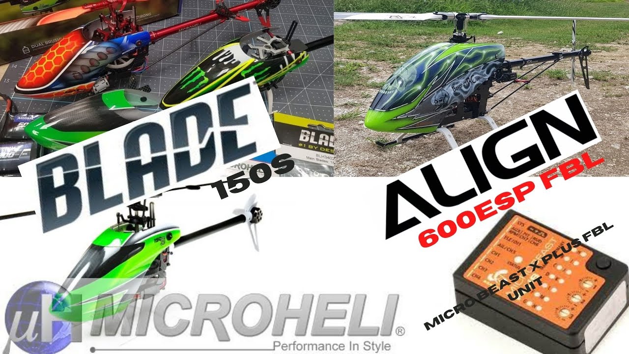 Align 600ESP FBL and Blade 150S May 22, 2021 - YouTube