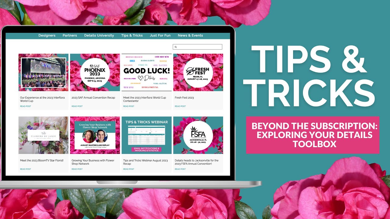 September Tips & Tricks: Beyond the Subscription; Exploring Your ...