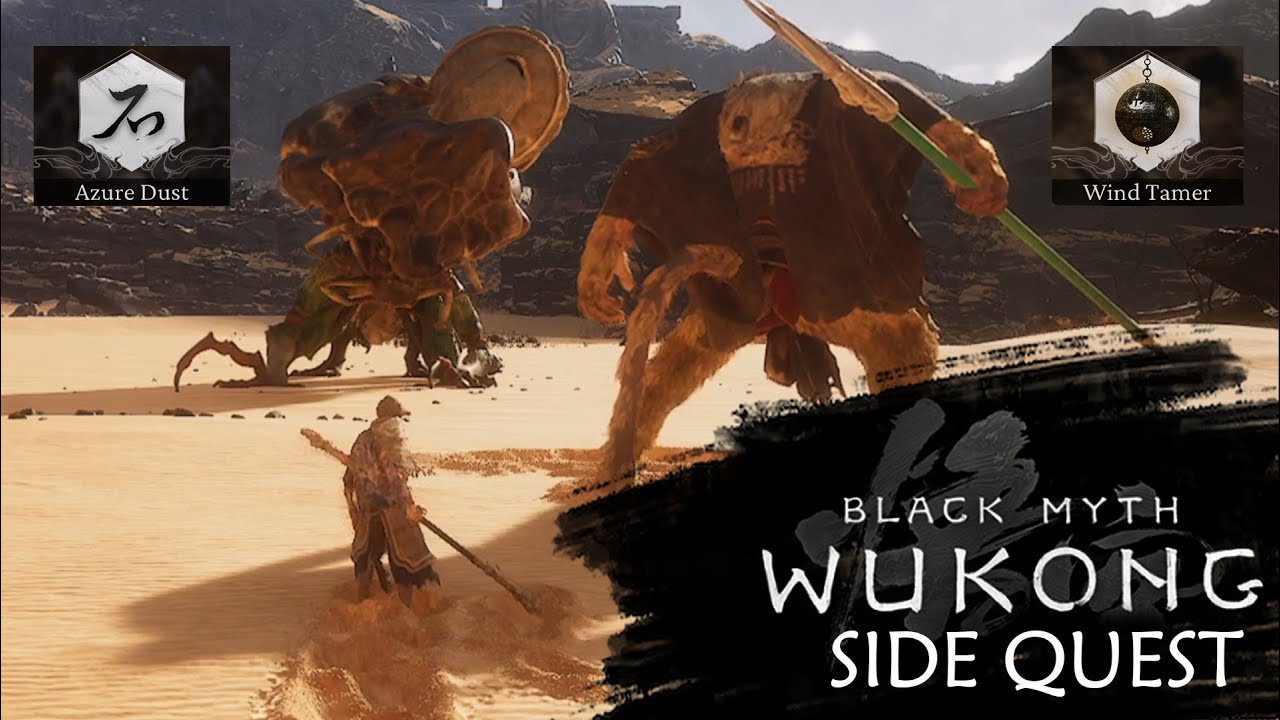 BLACK MYTH WUKONG Playthrough Chapter 2 Side Quesets - Wind Tamer ...