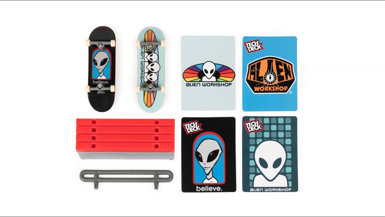Tech Deck Alien Pack Vs Series Finger Boards Toys Set Box 20230416 ...