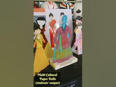 Multi - Cultural Paper Dolls Sample - YouTube