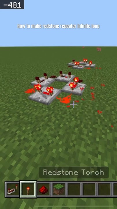 How to Make Minecraft Redstone repeater infinite loop 🔁 #minecraft - YouTube