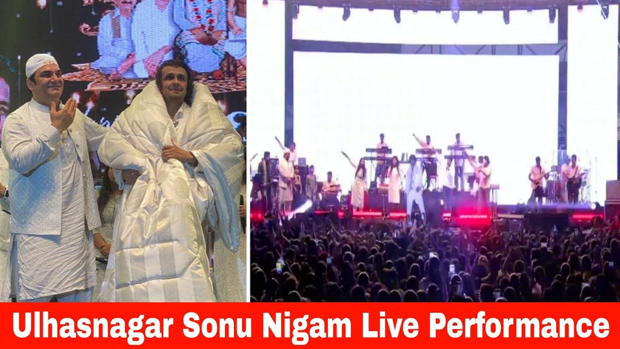 Ulhasnagar Sonu Nigam Live Performance | Sai Vasanshah Darbar ...
