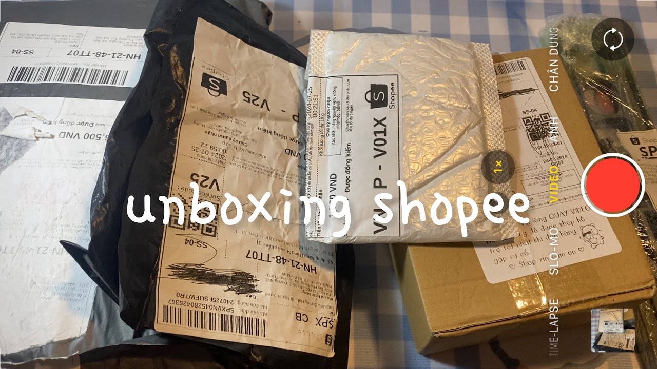 [shopee haul#5] unboxing 📦 - YouTube