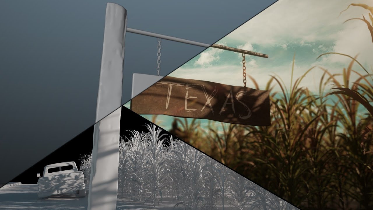 3d scene movie style - YouTube