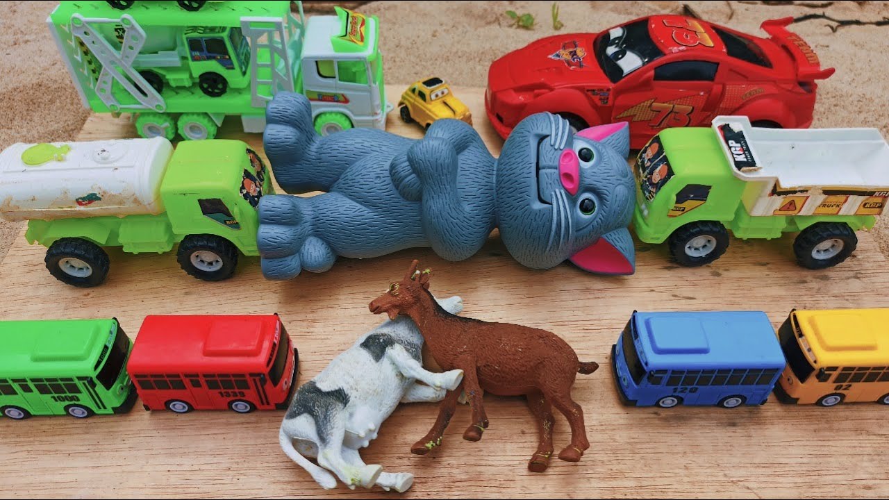 gadi wala cartoon indo | truck ka video | tom cat wala cartoon, bus ...