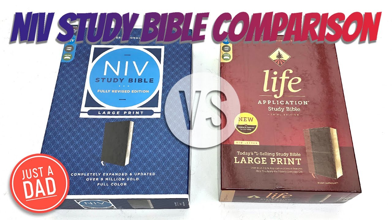 Comparing NIV Study Bible to Life Application Study Bible - YouTube