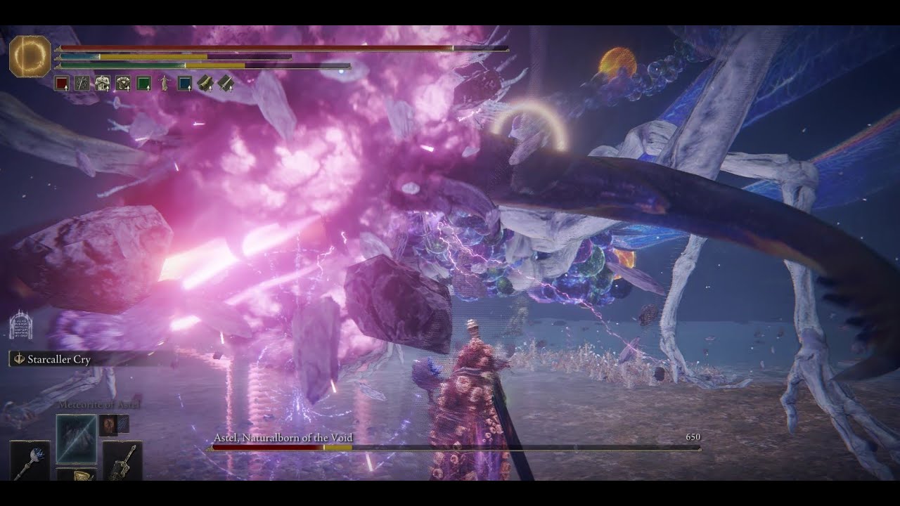 Elden Ring NG Meteorite of Astel vs Astel Naturalborn of the Void - YouTube