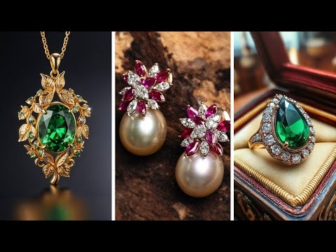 Gem Stone Silver Jewel Sets Collection For Everday Use For Girls #jewelrydesigner #newjewelry