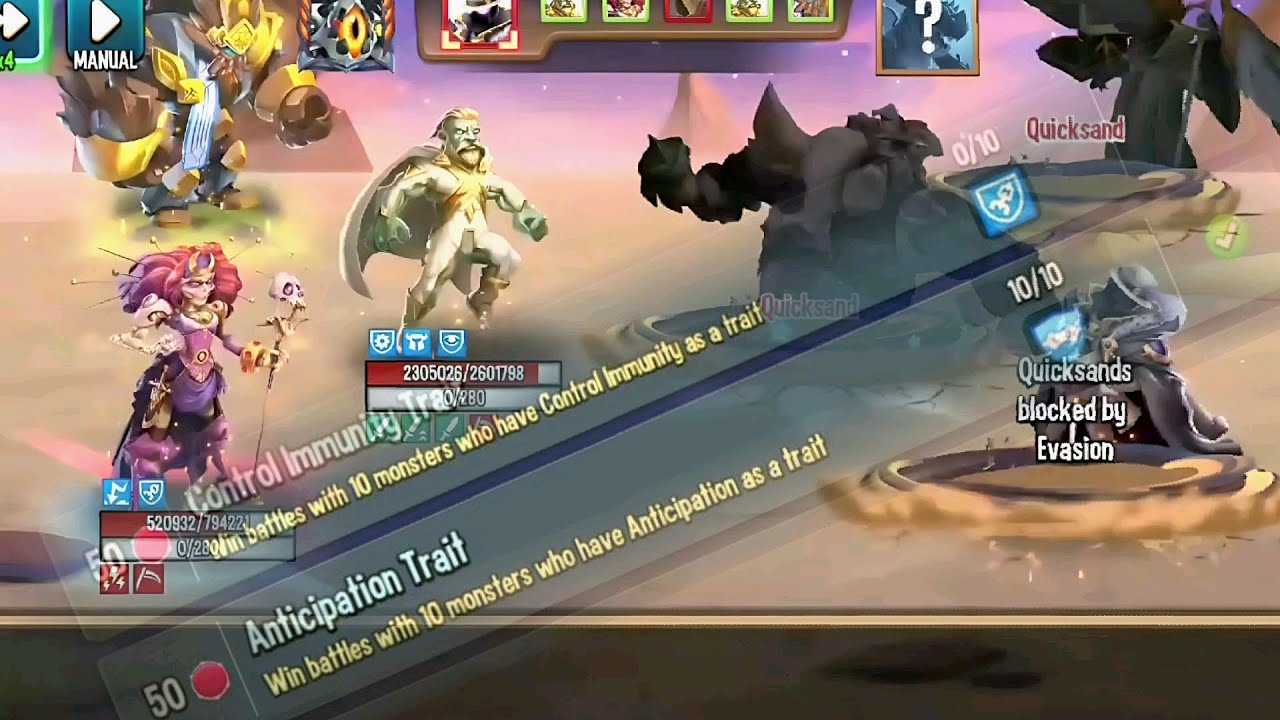 Control Immunity PVP Legends Pass Task (Monster Legends) - YouTube