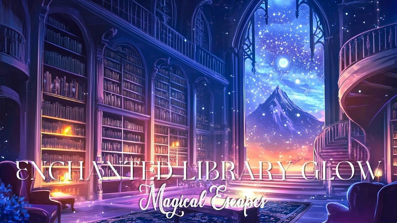 Enchanted Library Glow | ACOTAR Inspired Ambience and Music for ...