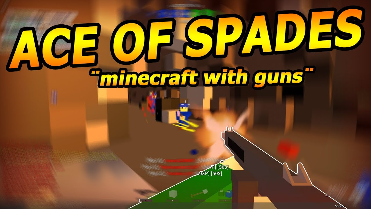 (Roblox) this FPS is practically minecraft with guns and i love it ...