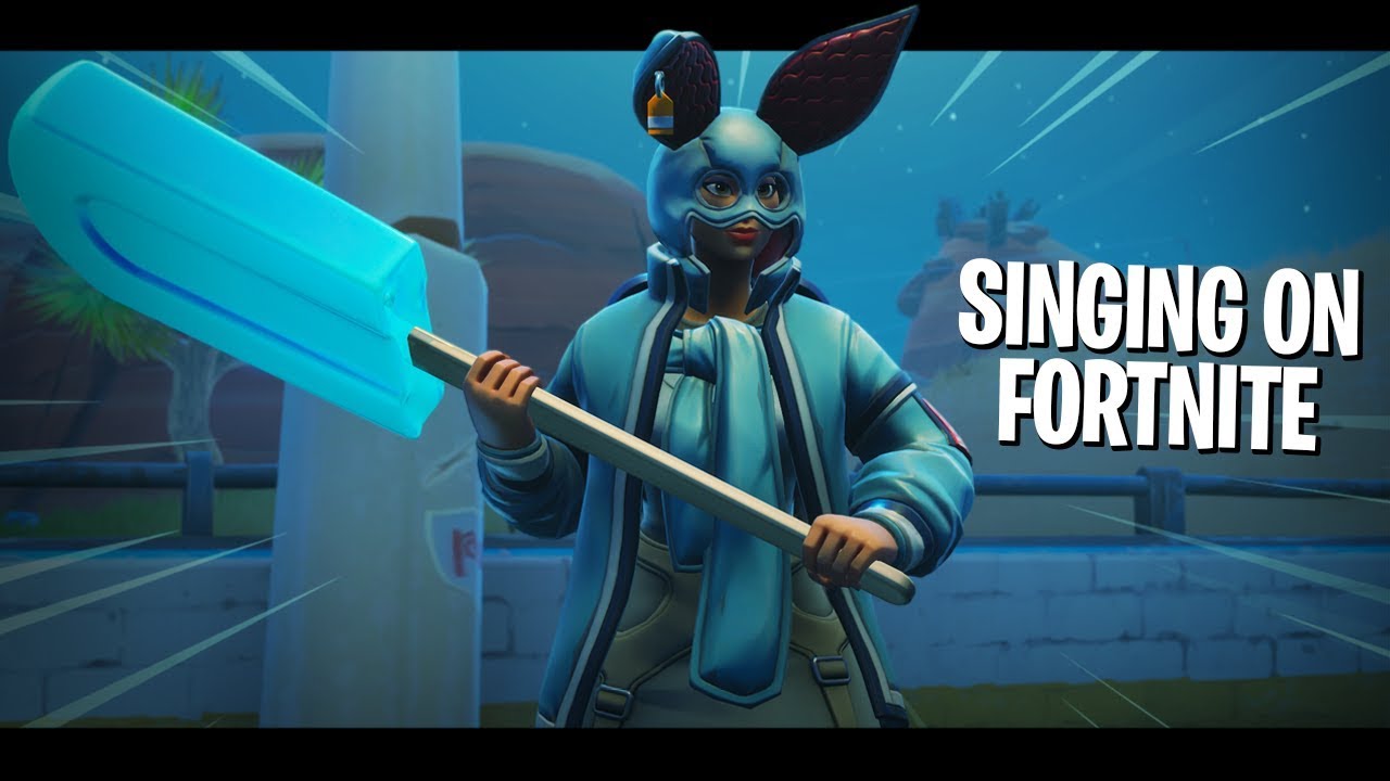 Singing on Fortnite - Be Alright - YouTube
