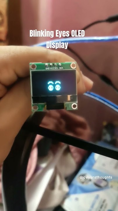 Blinking Eyes Animation on OLED Display #oled #oleddisplay #shorts #diy #arduino #viralvideo ...