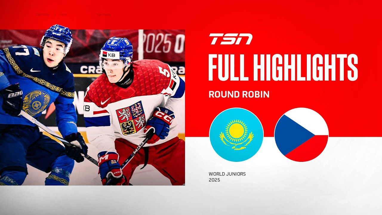 2025 World Junior Championship Highlights: Kazakhstan vs. Czechia - YouTube