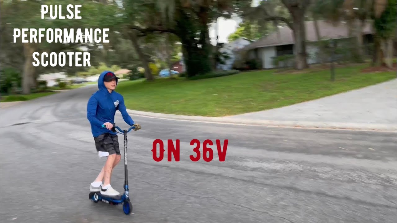 Pulse Performance 12v 80w Scooter Gets Double OverVolt to 36v! Fast ...