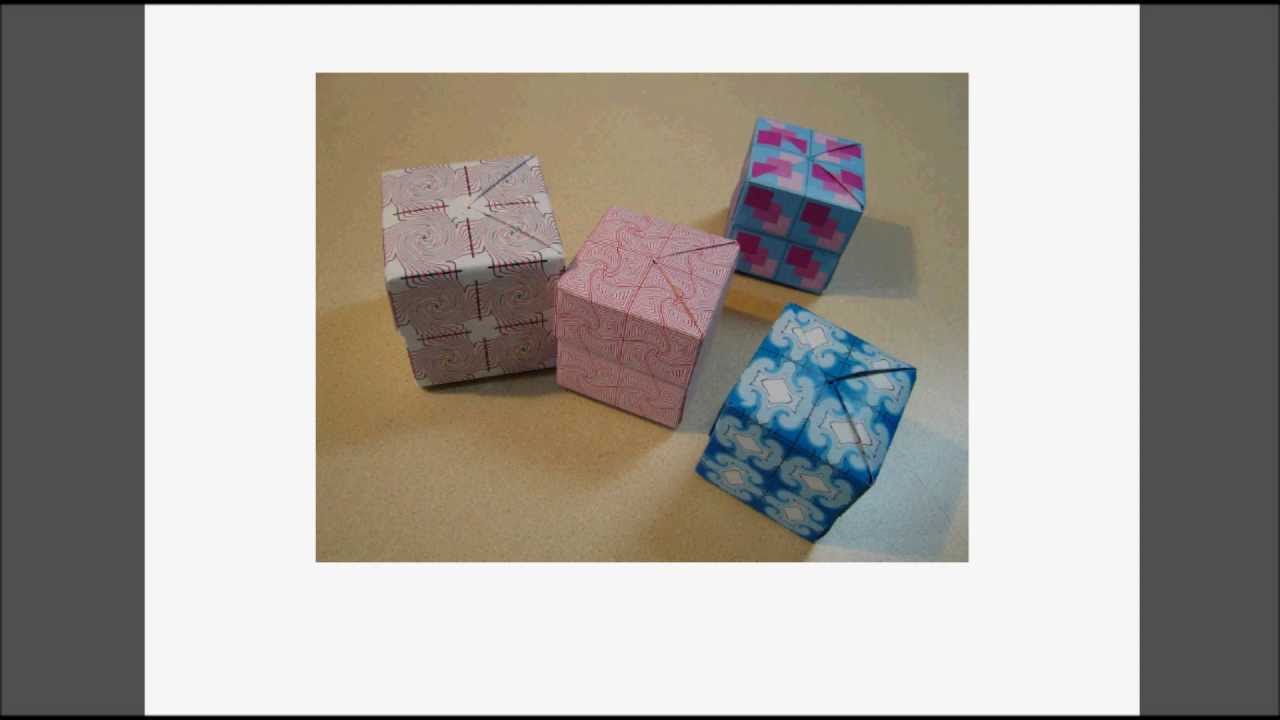 Modular Origami Box - YouTube