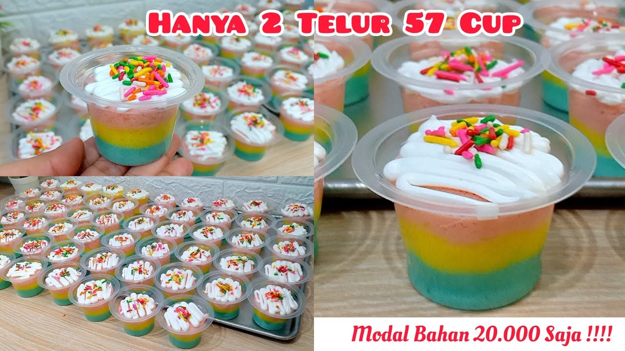 HARGA TELUR LAGI MEROKET BUAT YG EKONOMIS SAJA | BOLU PELANGI CUP MODAL ...