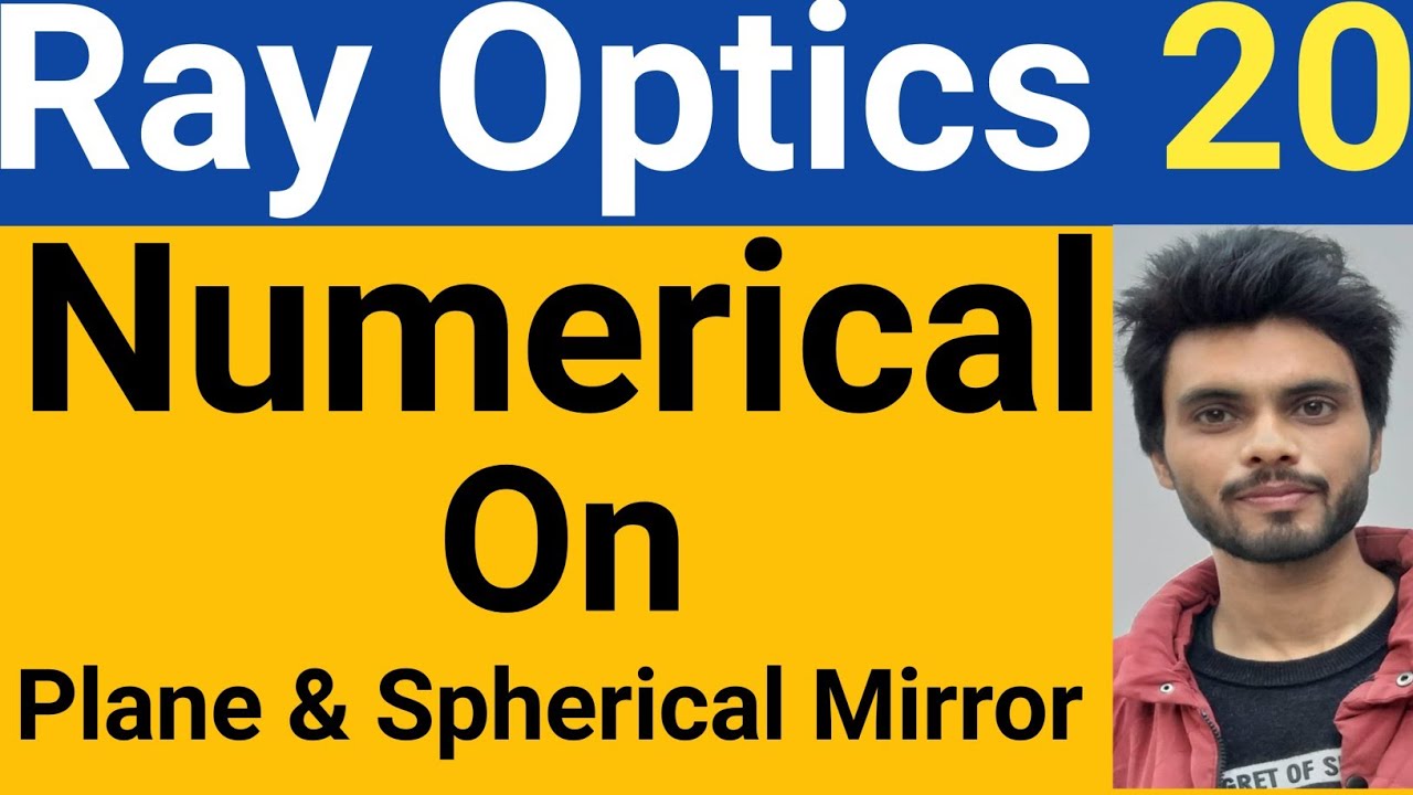 Ray optics |20| numerical question on plane mirror | numerical based on ...
